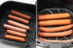 Air Fryer Beef Hot Dogs Franks 8 minutes EASY | Air Fryer World