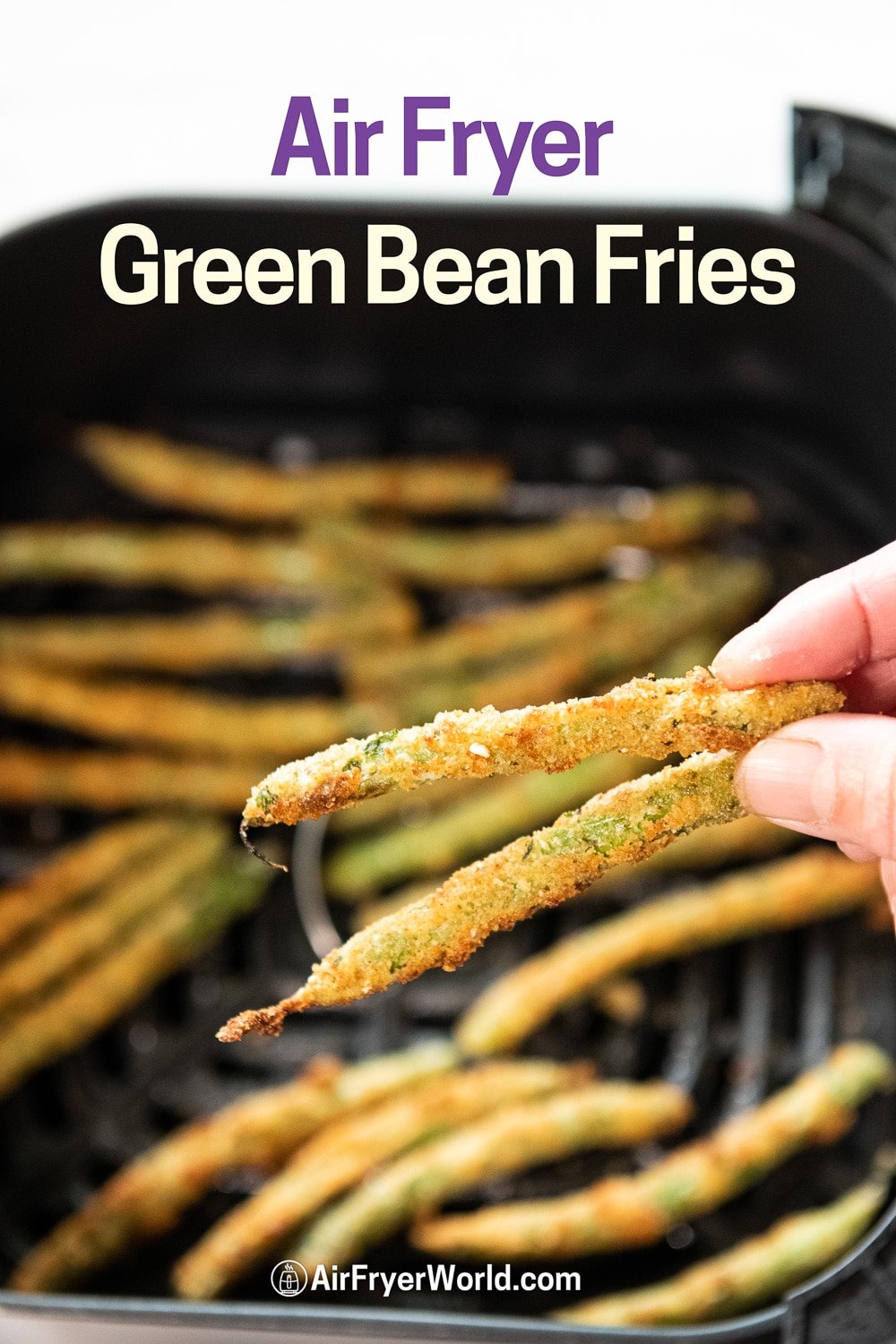 Air Fryer Green Bean Fries in 8 min QUICK & EASY
