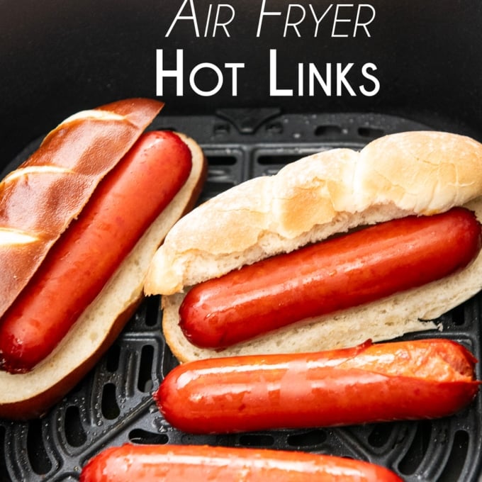 Air Fryer Hot Links Sausages Quick and Easy | Air Fryer World
