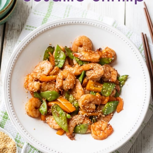 Air Fryer Sesame Shrimp Recipe Low Carb Healthy in 20 min