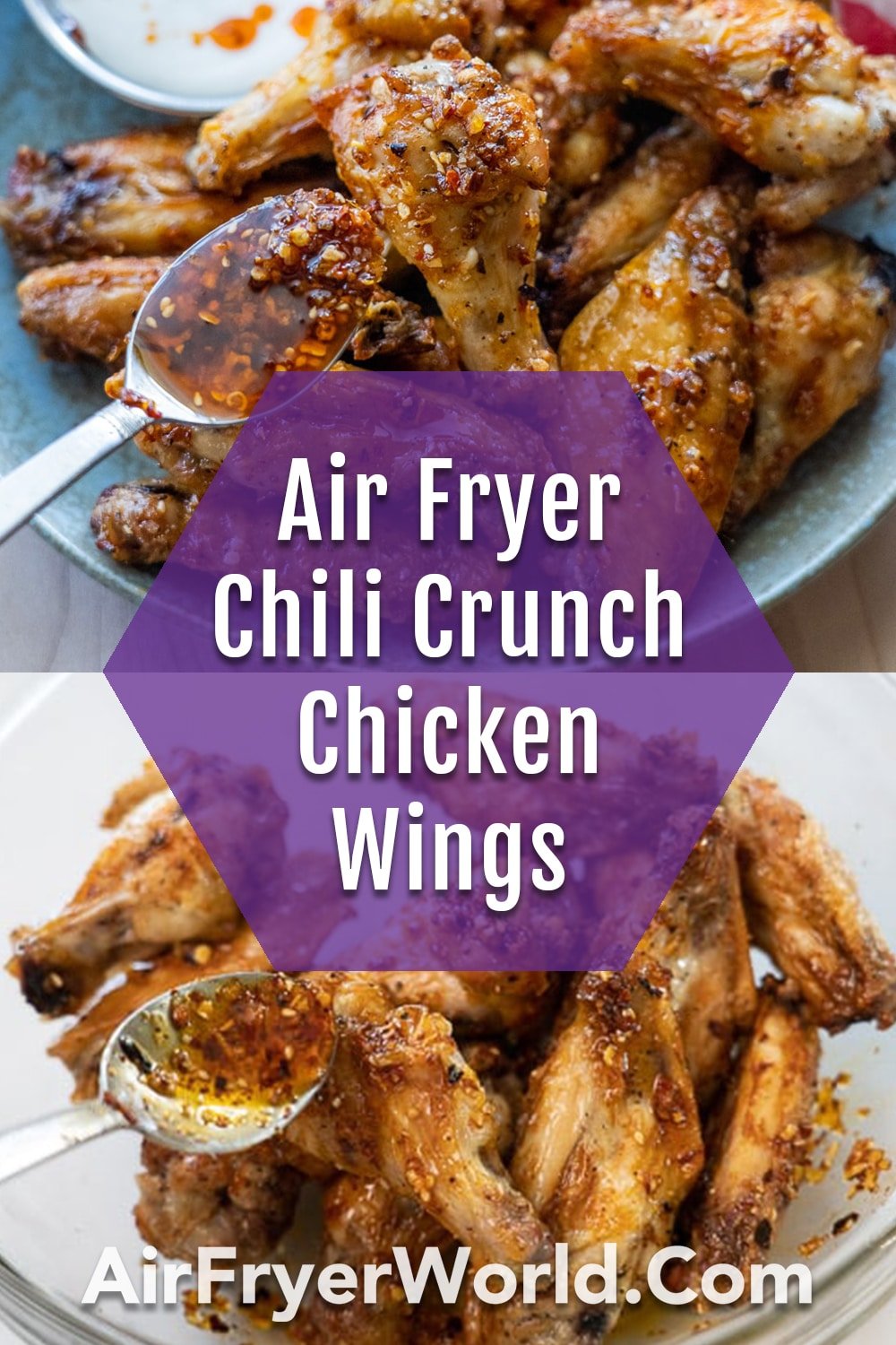 Air Fryer Chili Crunch Chicken Wings Recipe with Chili Crisp EASY!