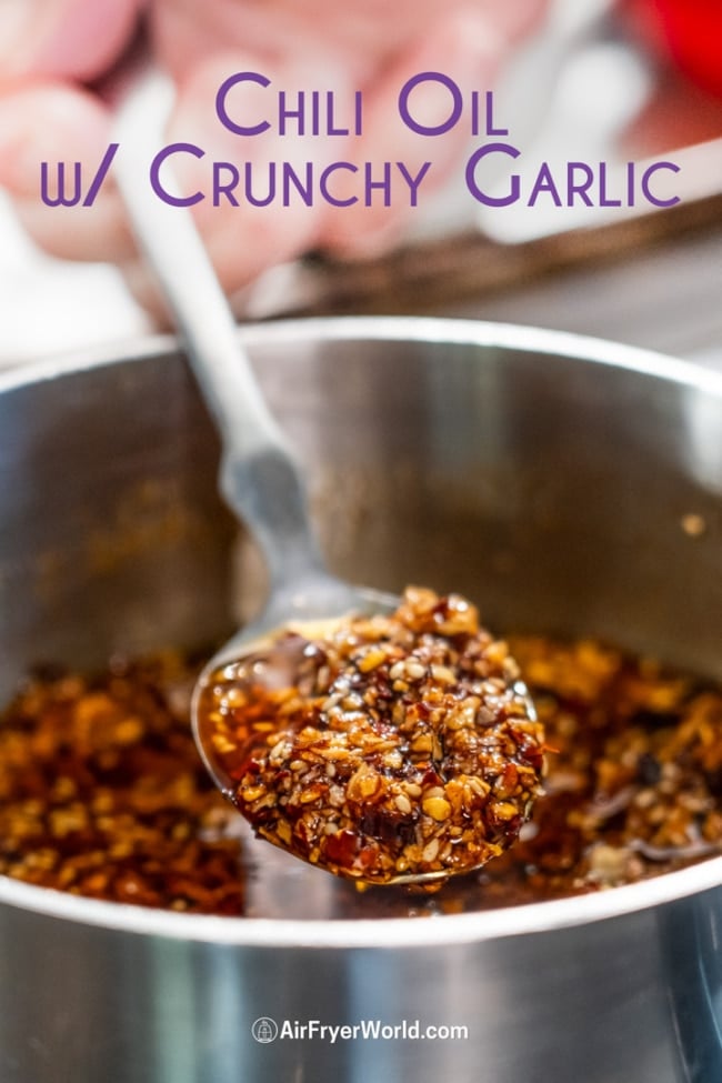 Chili Oil Recipe with Crunchy Garlic Onions | 15 minutes Chili Crisp