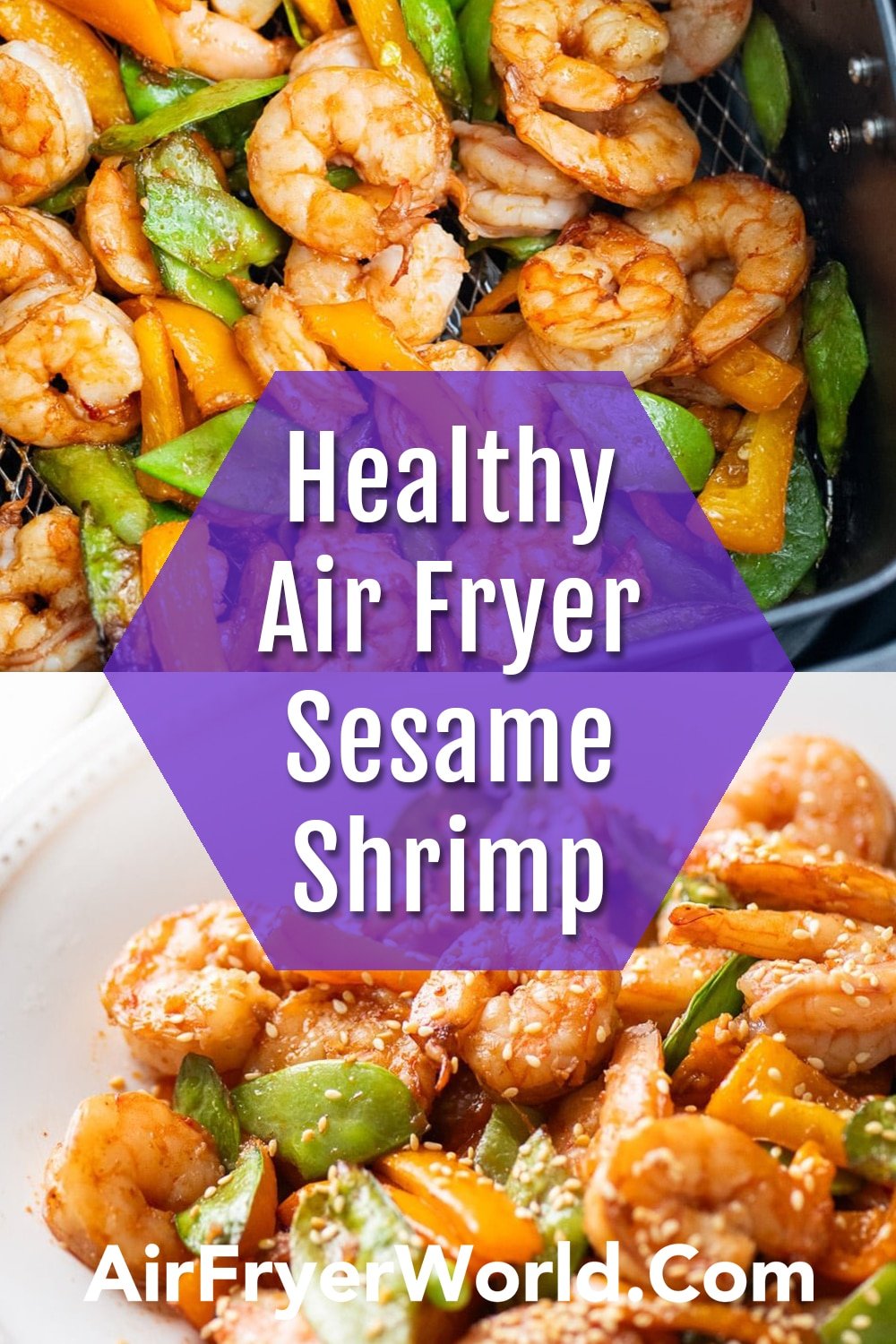 Air Fryer Sesame Shrimp Recipe Low Carb Healthy In 20 Min